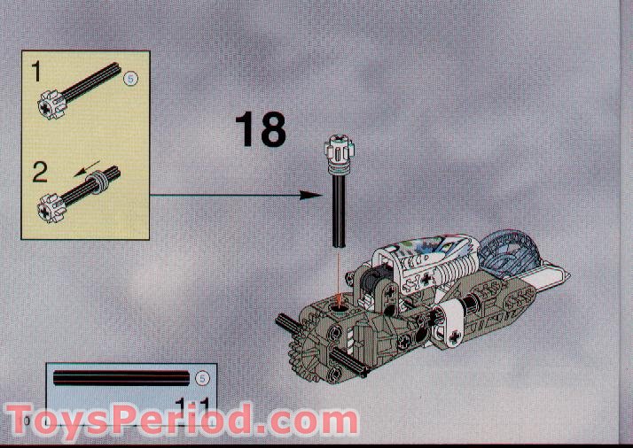LEGO 8511 Frost Instructions and Parts List