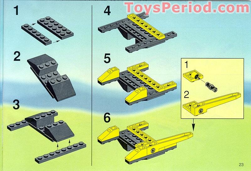 LEGO 6563 Gator Landing Instructions and Parts List