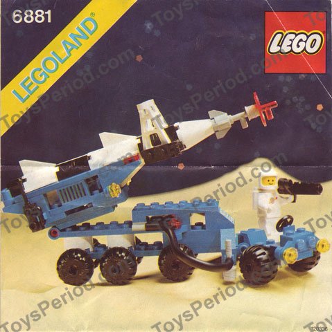LEGO 6881 Lunar Rocket Launcher Instructions and Parts List