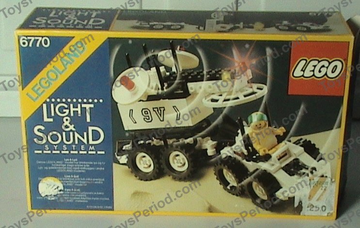LEGO 6770 Light and Sound Magma Carrier Instructions and Parts List