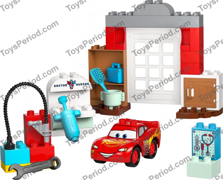 LEGO 10456 McQueen's Visit to Doc's Garage Set Parts List