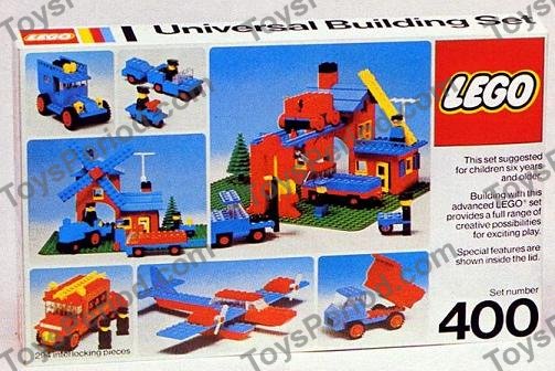 LEGO 400-1 Universal Building Set Instructions and Parts List