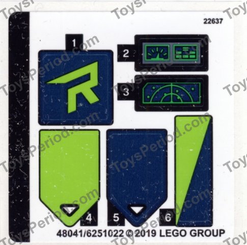 LEGO Sets with Part 70826stk01 Sticker Sheet for Set 70826 - (48041/ ...