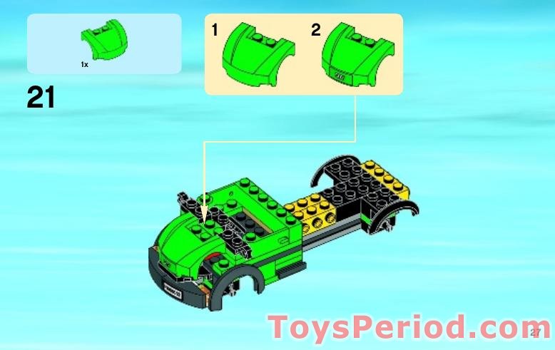 LEGO 60052 Cargo Train Instructions and Parts List