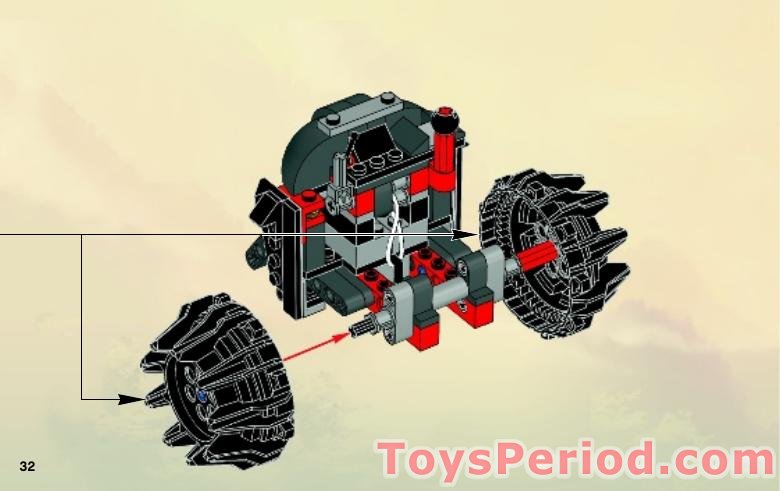 LEGO 70501 Warrior Bike Instructions and Parts List