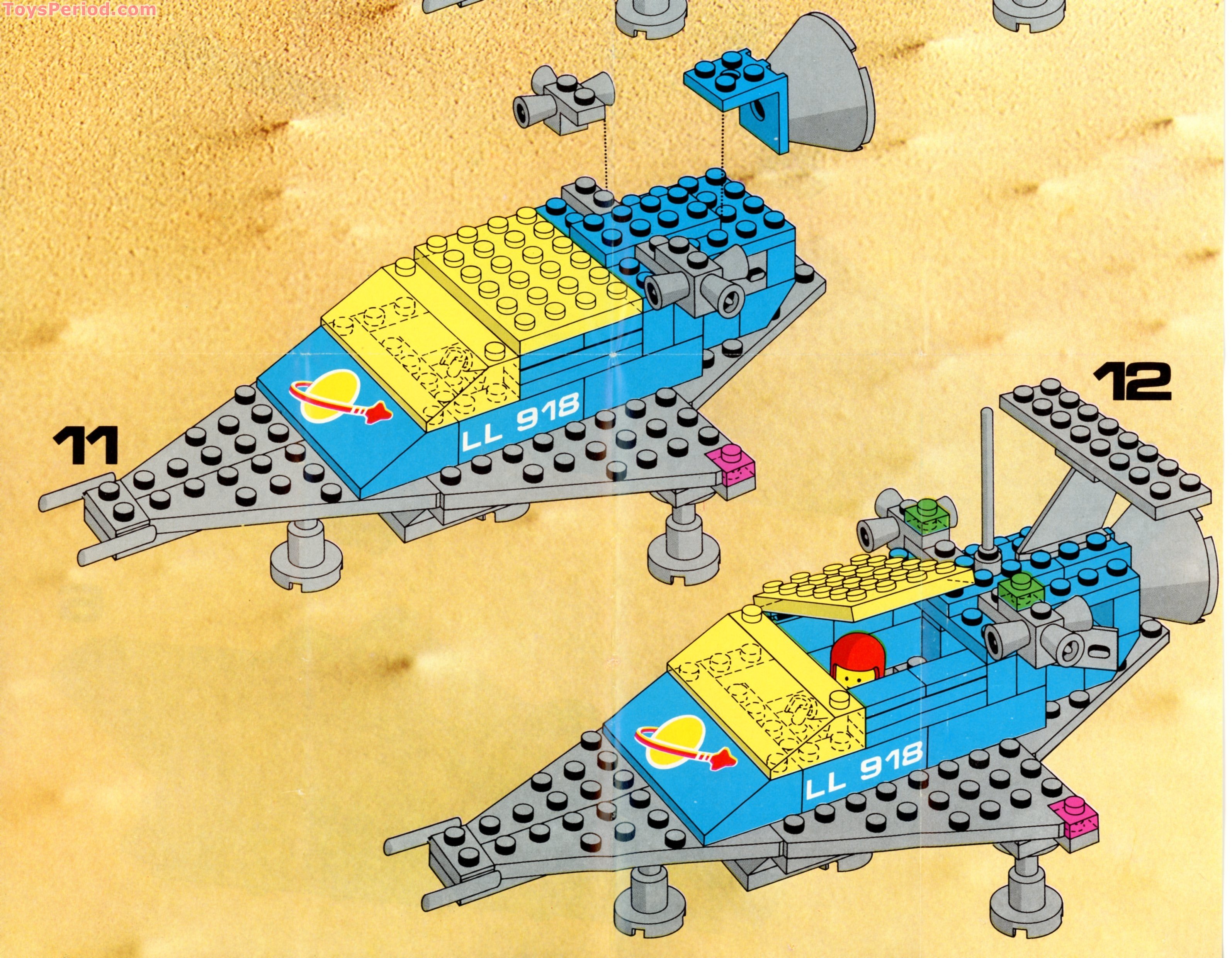 LEGO 918-1 Space Transport Instructions and Parts List