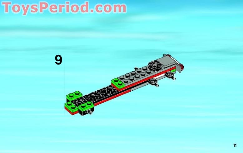 LEGO 4430 Fire Transporter Instructions and Parts List