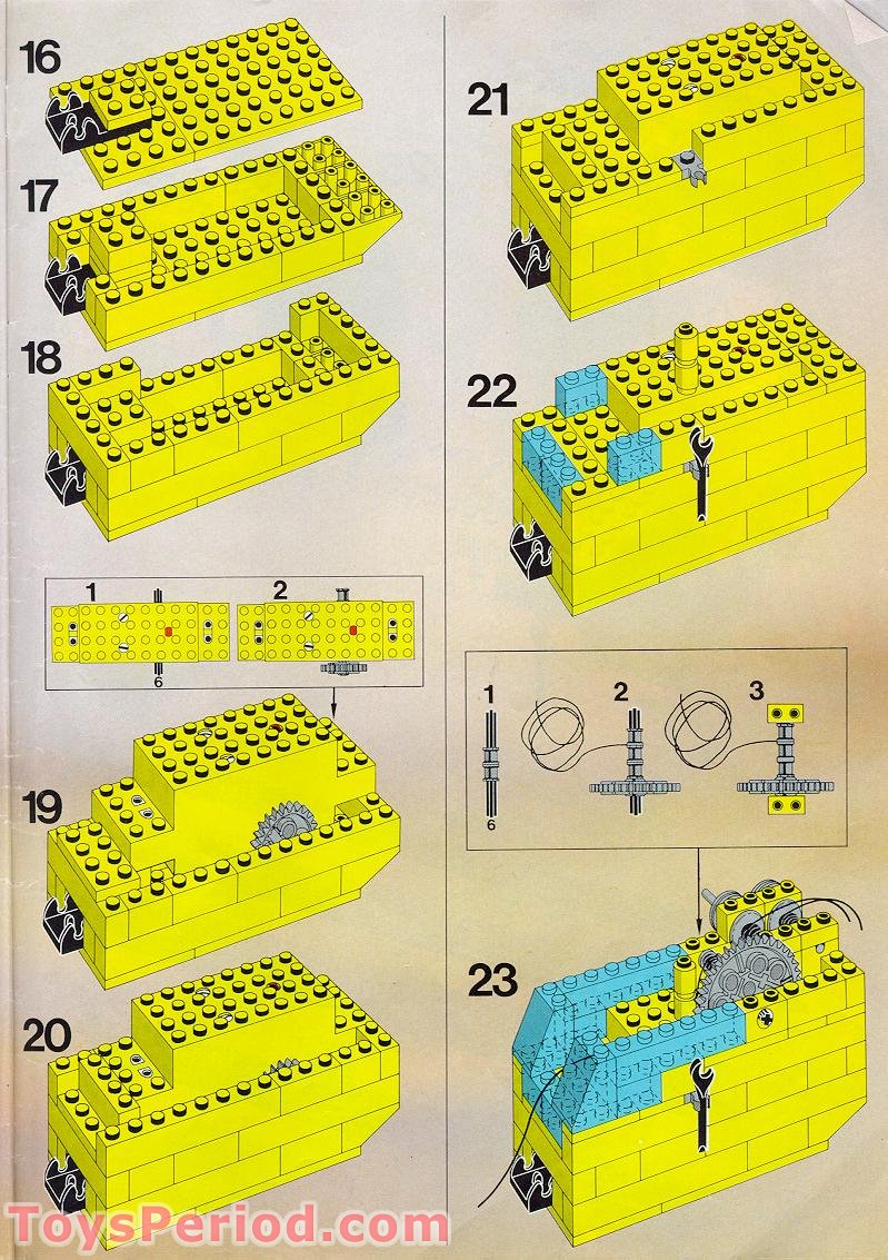 LEGO 744 Universal Building Set Instructions and Parts List