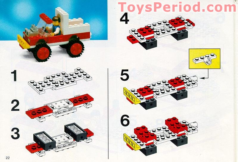 LEGO 1880 XL Bucket Instructions and Parts List