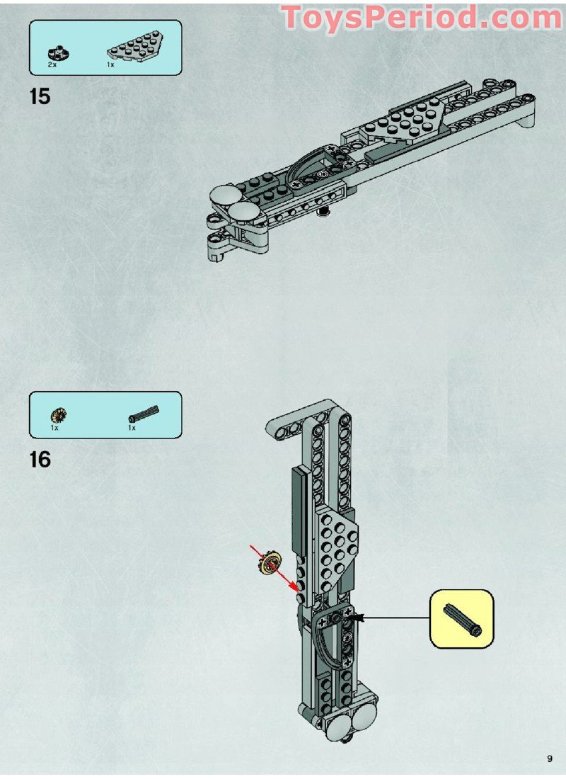 LEGO 10178 Motorized Walking AT-AT Instructions and Parts List