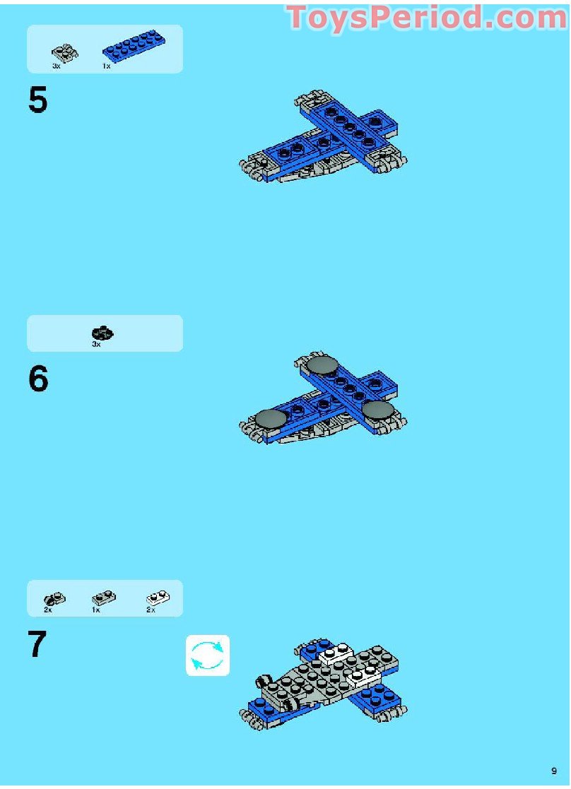 LEGO 10191 Star Justice Instructions and Parts List