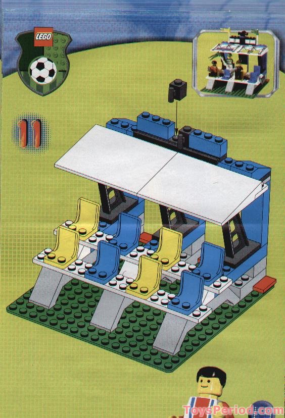 LEGO 3403 Fans' Grandstand with Scoreboard Instructions and Parts List