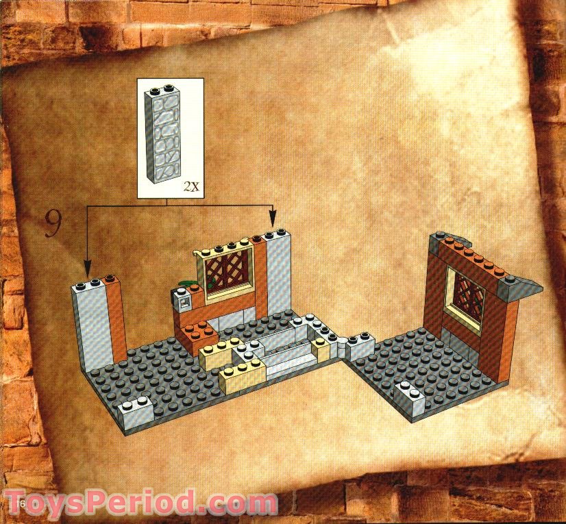 LEGO 4728 Escape from Privet Drive Instructions and Parts List