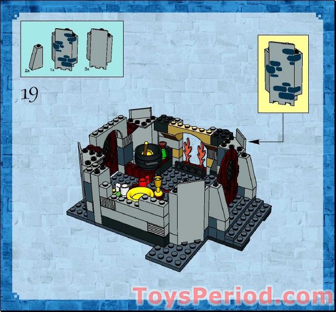 LEGO 4754 Hagrid's Hut (2nd Edition) Instructions and Parts List