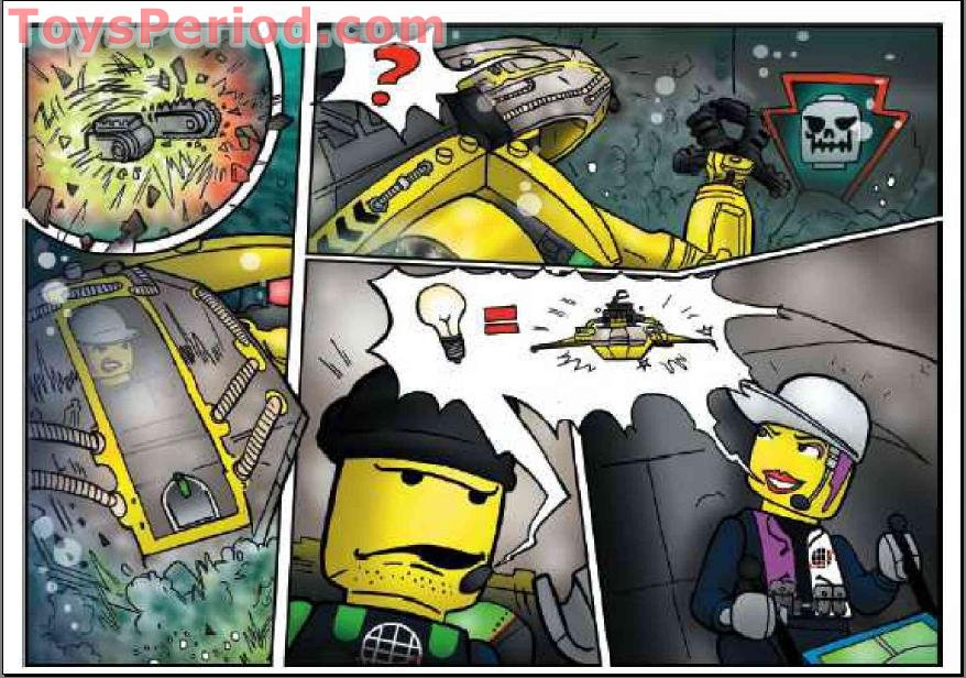 LEGO 4794 Alpha Team Command Sub Instructions and Parts List