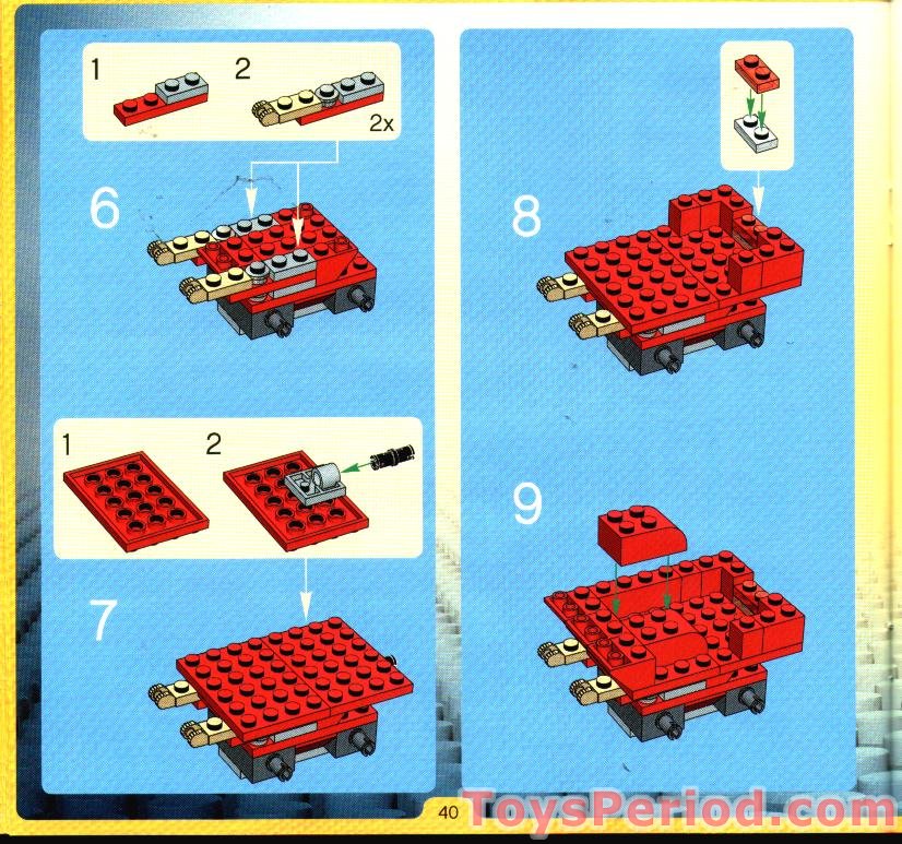 LEGO 4883 Gear Grinders Instructions and Parts List