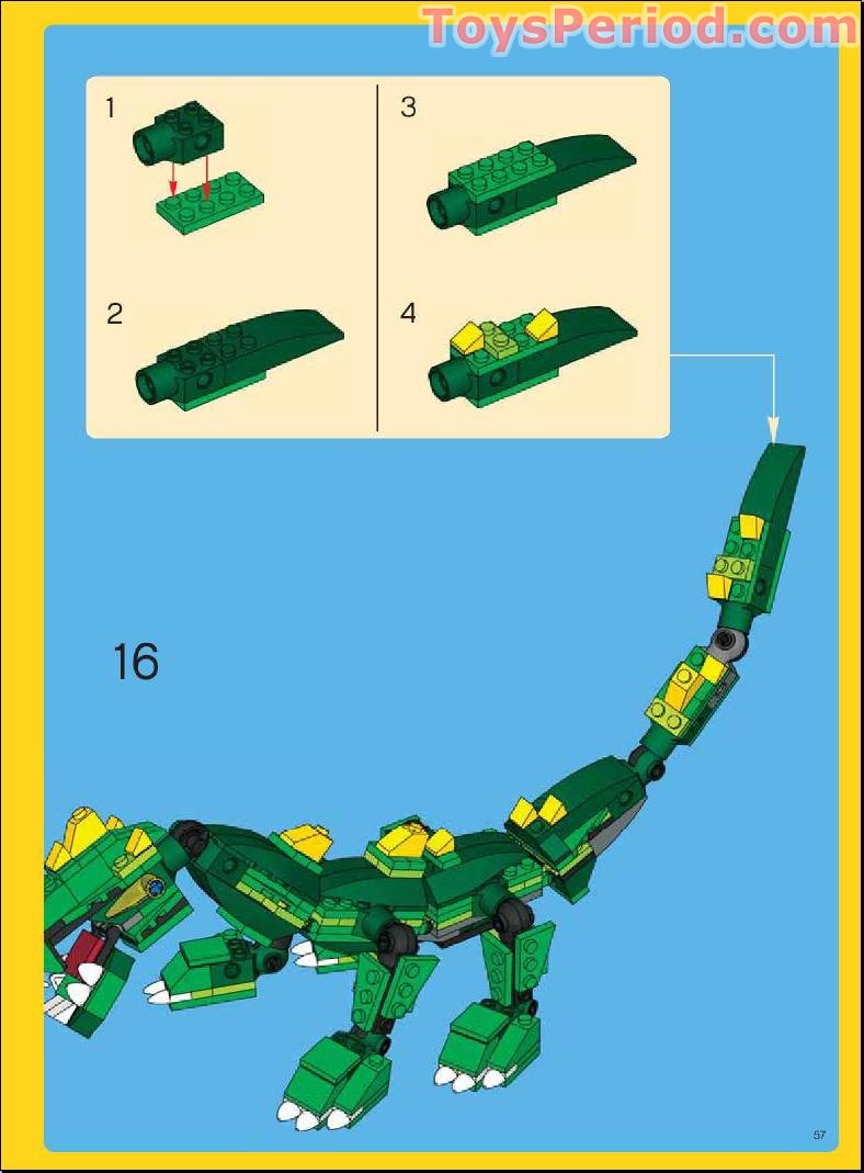 LEGO 4894 Mythical Creatures Instructions and Parts List