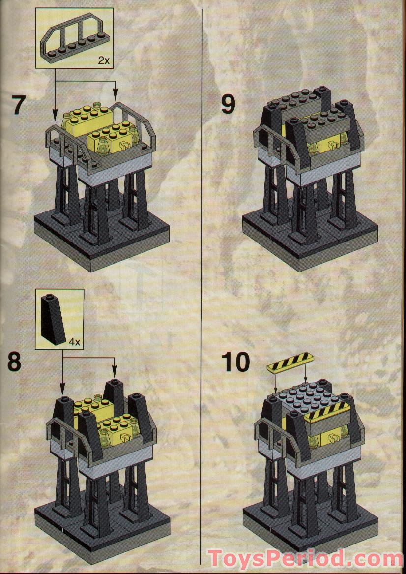 LEGO 4990 Rock Raiders Hq Instructions and Parts List