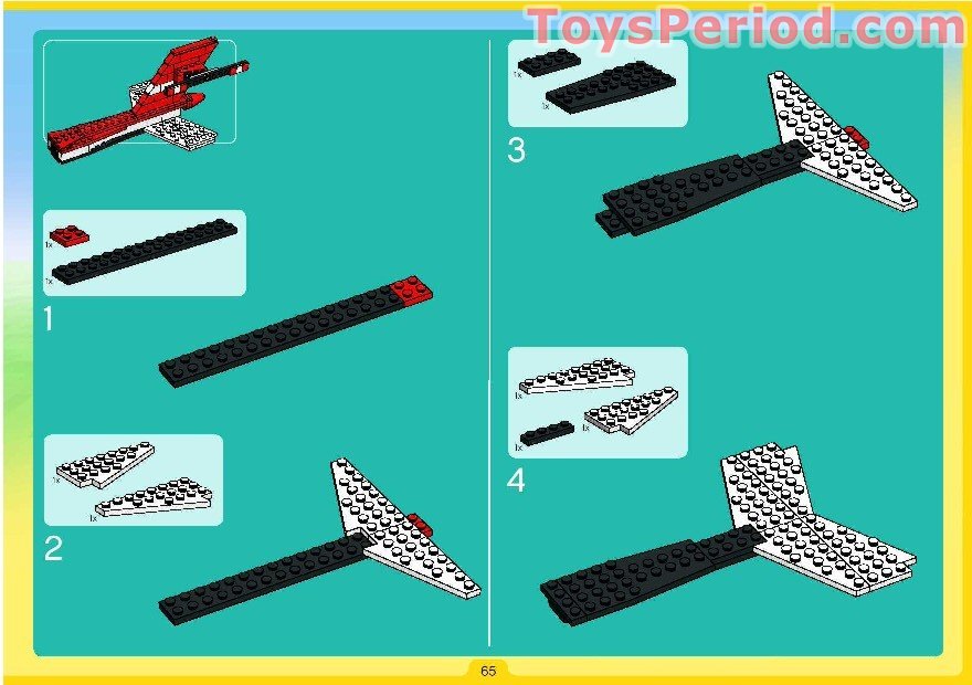 LEGO 4403 Air Blazers Instructions and Parts List