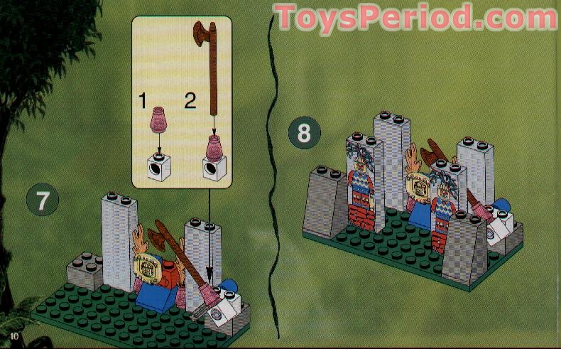 LEGO 5936 Spider's Secret Instructions and Parts List