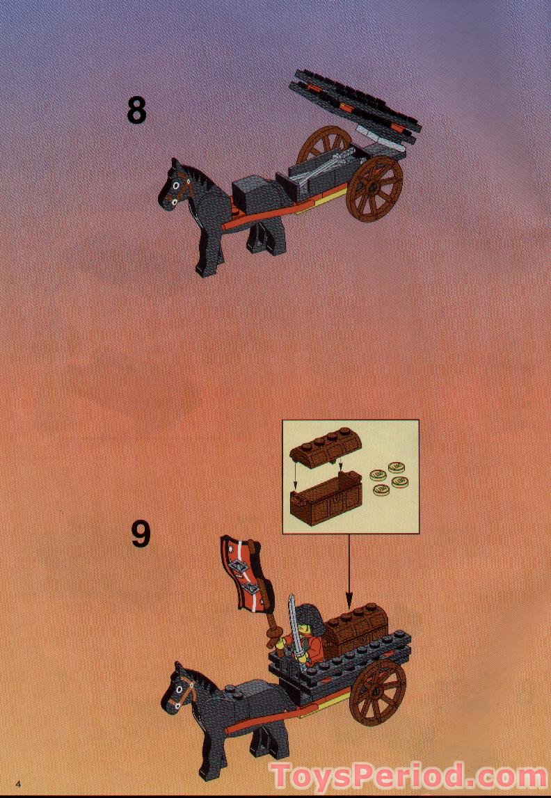 LEGO 6089 Stone Tower Bridge Instructions and Parts List