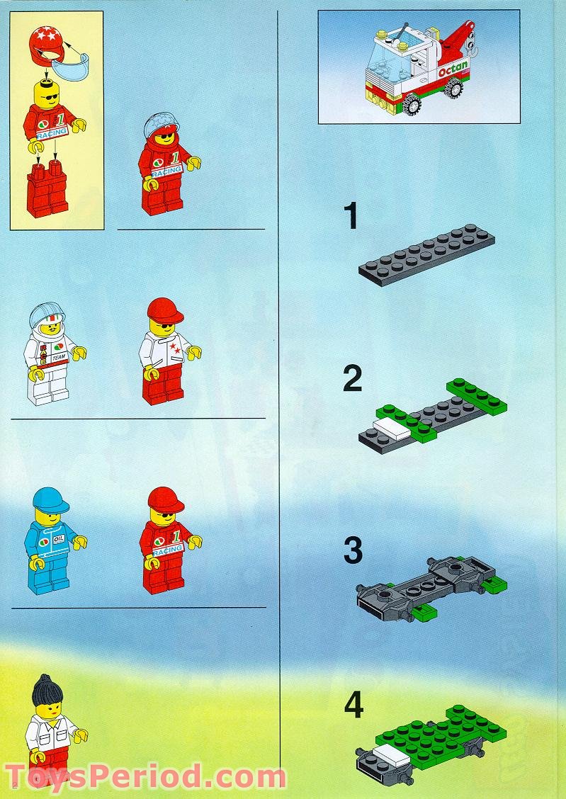 LEGO 6337 Fast Track Finish Instructions and Parts List