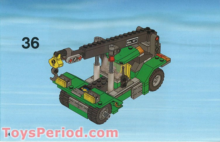 LEGO 7992 Container Stacker Instructions and Parts List