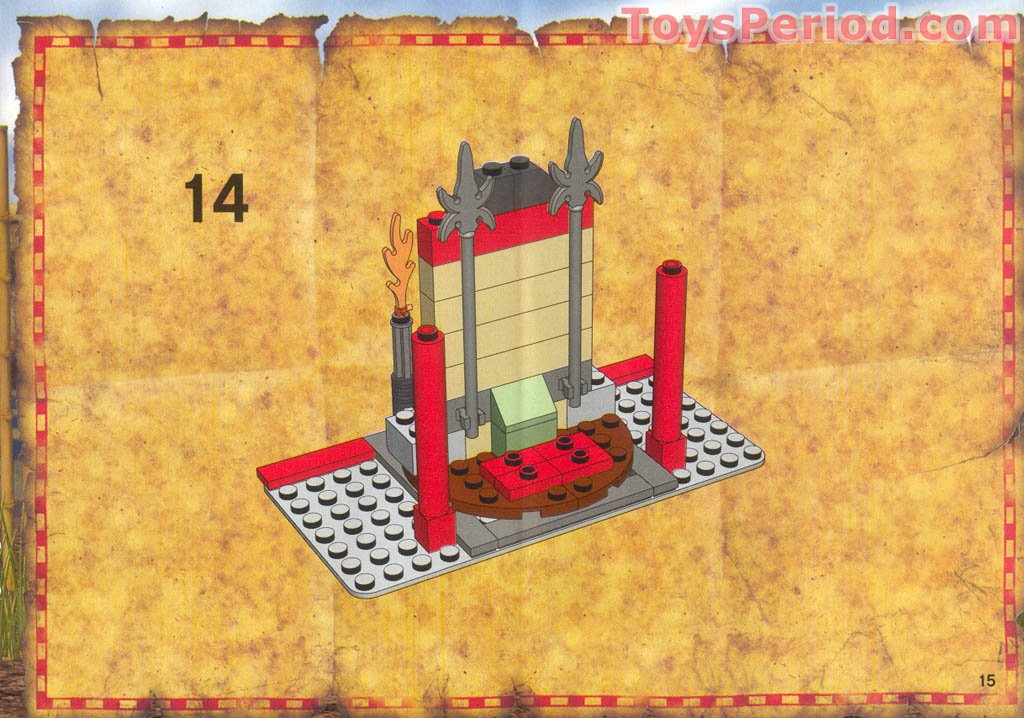 LEGO 7413 Passage of Jun-Chi Instructions and Parts List