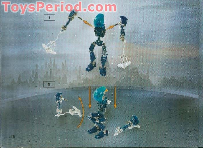 LEGO 8602 Toa Nokama Instructions and Parts List