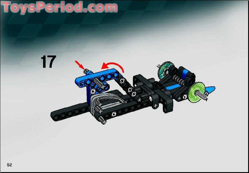 LEGO 8646 Speed Slammer Bike Instructions and Parts List