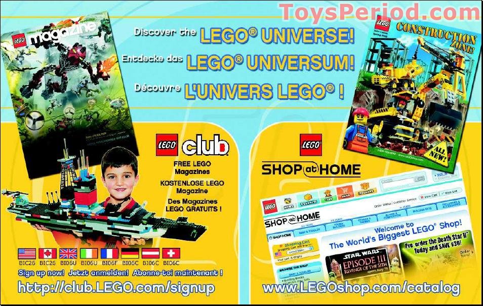 LEGO 8669 Fire Spinner 360 Instructions and Parts List