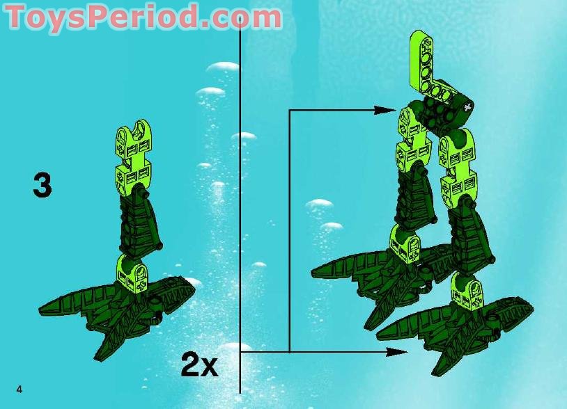 LEGO 8920 Ehlek Instructions and Parts List