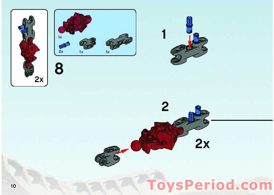 LEGO 8979 Malum Instructions and Parts List