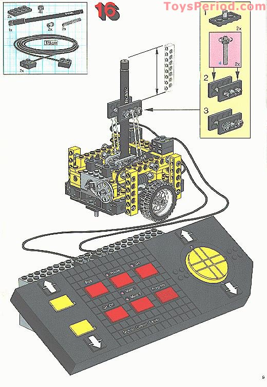 LEGO 8094 Technic Control Center Instructions and Parts List