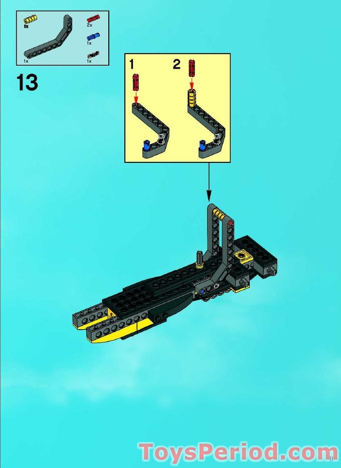 LEGO 8107 Fight for the Golden Tower Instructions and Parts List