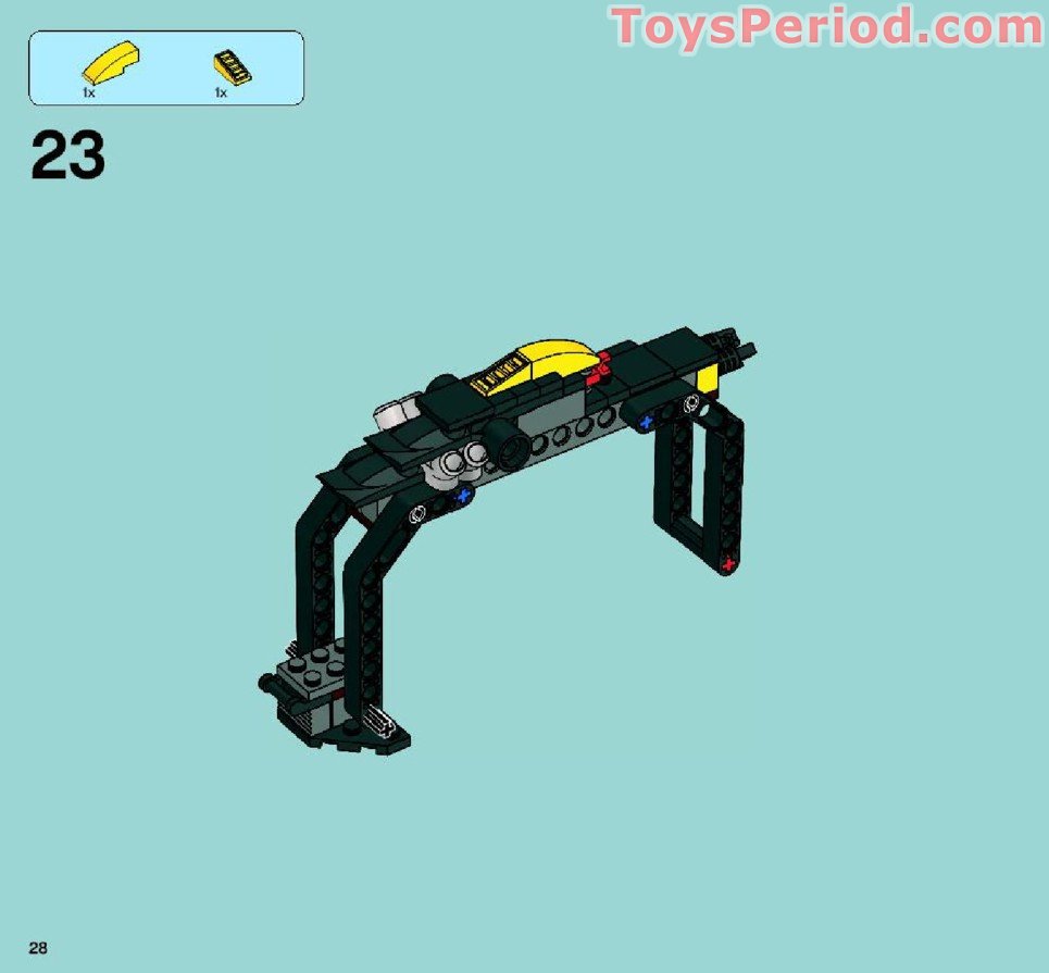 LEGO 8117 Storm Lasher Instructions and Parts List