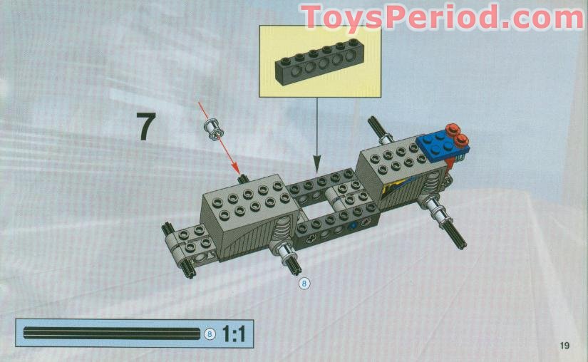 LEGO 8383 Nitro Terminator Instructions and Parts List