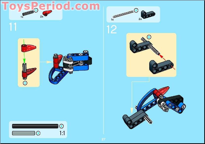 LEGO 8433 Cool Movers Instructions and Parts List
