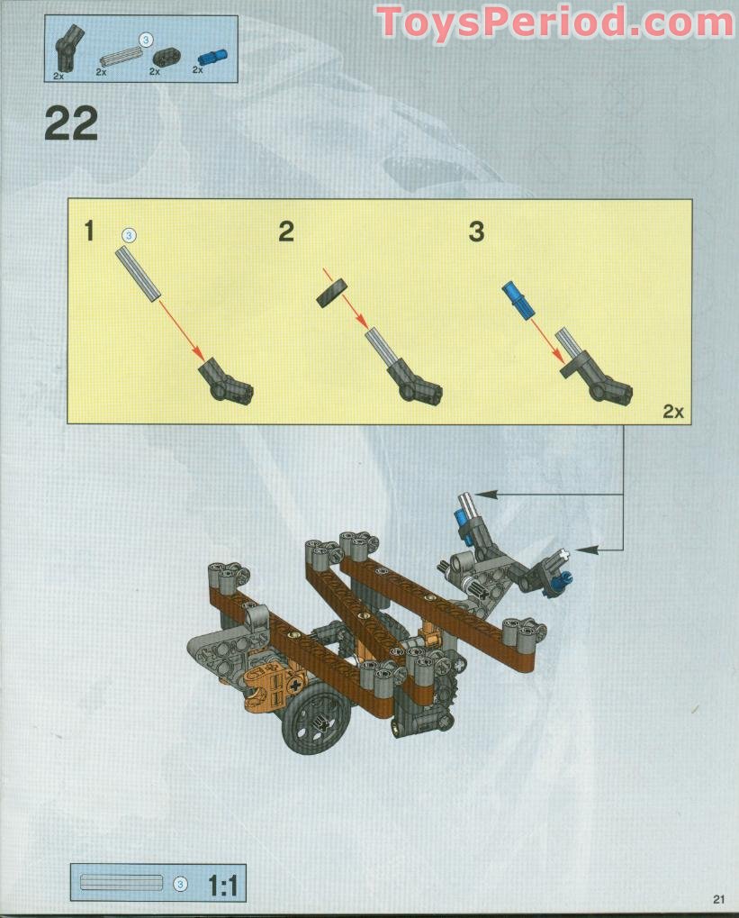 LEGO 8595 Takua and Pewku Instructions and Parts List