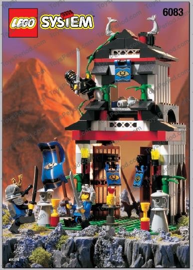 LEGO 6083-2 Samurai Stronghold Instructions and Parts List