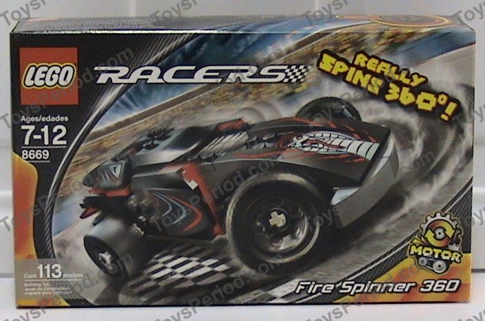LEGO 8669 Fire Spinner 360 Instructions and Parts List