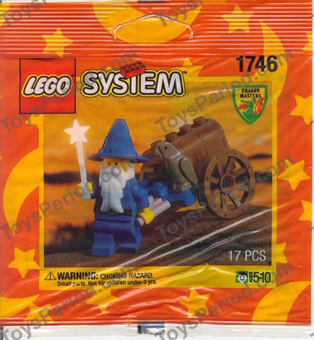 LEGO 1746 Wizard's Cart - Polybag Instructions and Parts List