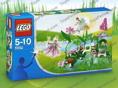 LEGO 5862-1 Flower Fairy Party, Blue Box Instructions and Parts List
