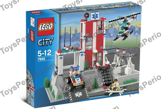 LEGO 7892 Hospital Instructions and Parts List
