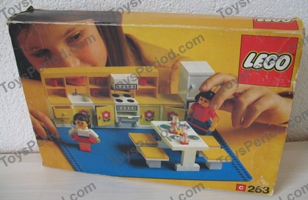 LEGO 263-1 Kitchen Set with 2 Figures Instructions and Parts List