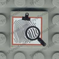 LEGO Sets with Part 3068px18 Tile 2 x 2 with Magnifying Glass and ...