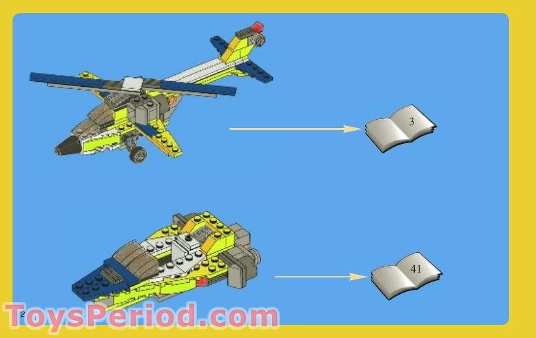 LEGO 6912 Super Soarer Instructions and Parts List