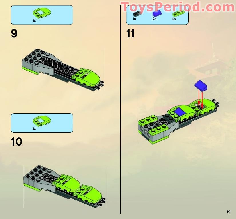 LEGO 9443 Rattlecopter Instructions and Parts List