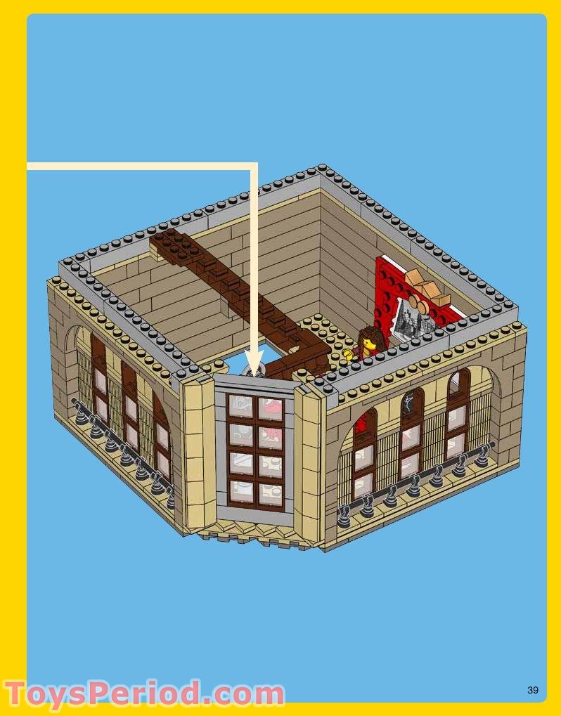 LEGO 10232 Palace Cinema Instructions and Parts List