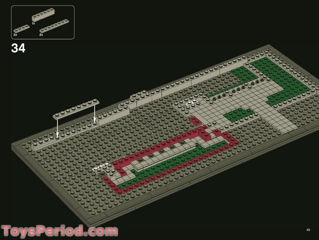 LEGO 21010 Robie House Instructions and Parts List